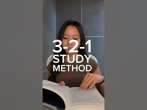 3-2-1 STUDY METHOD - YouTube