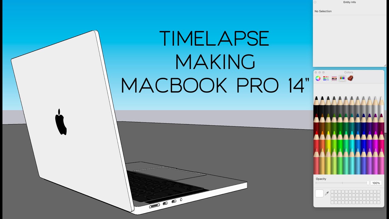 Google SketchUp: Making MacBook Pro 14" - YouTube