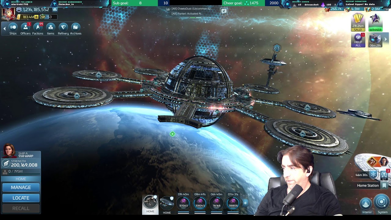 STFC: Flying the Velox across the galaxy. I may or may have started my ...