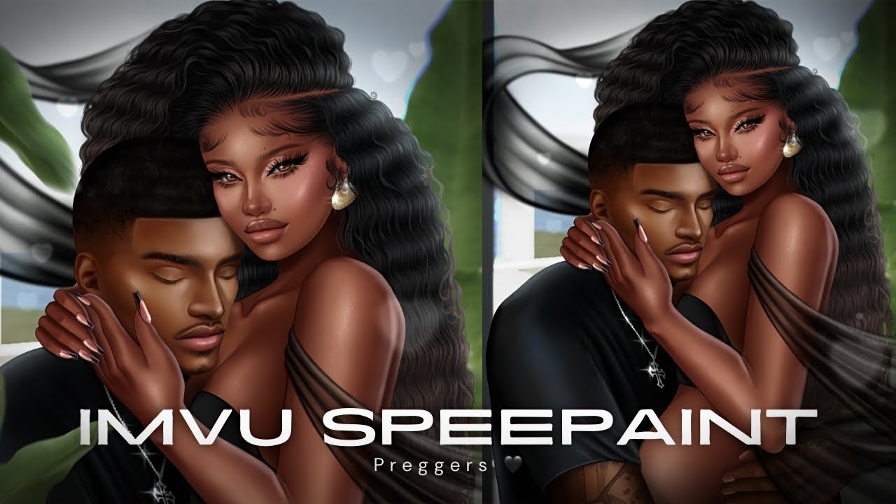 Preggers 🖤 | IMVU Speedpaint Using Ibis Paint X | ANGEL'S ART - YouTube