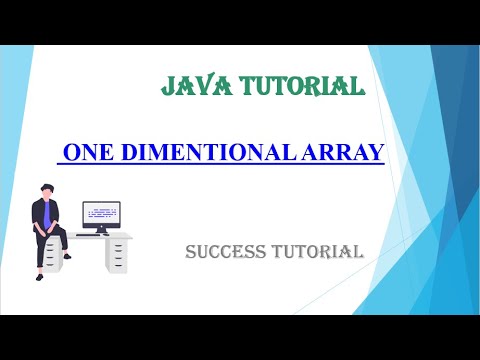 One dimensional Array in Java - YouTube