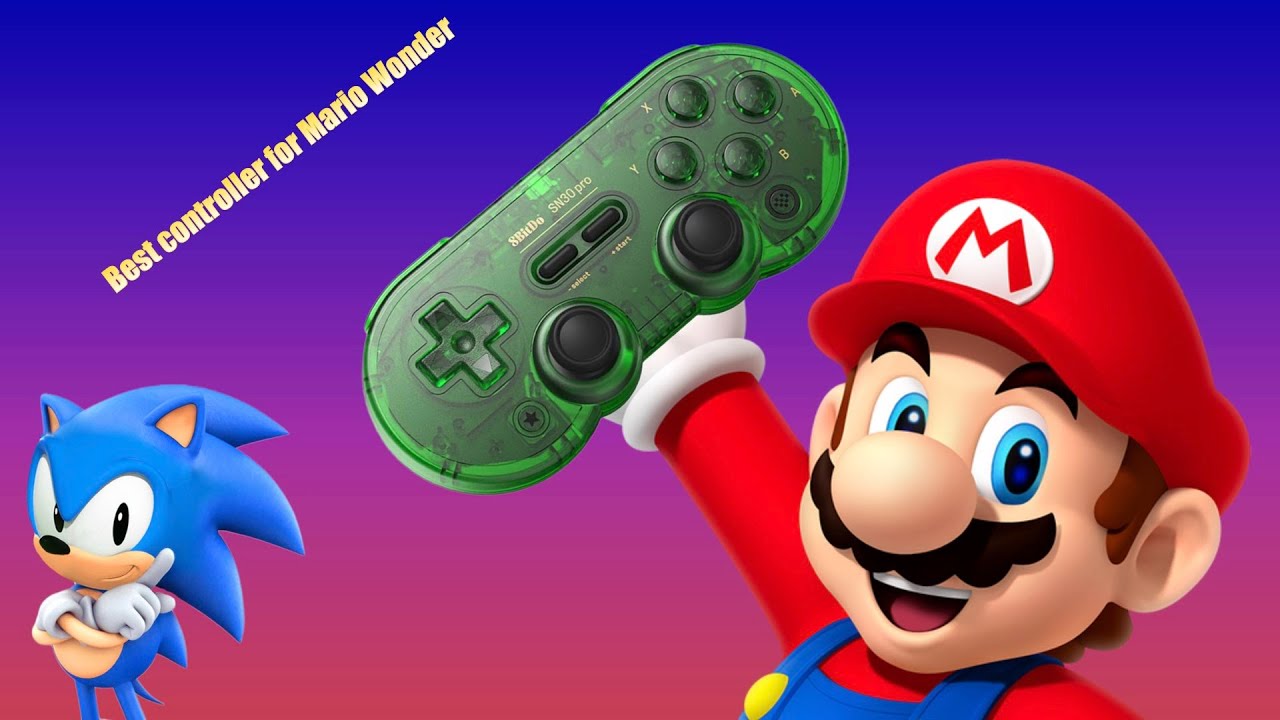 Playing Mario Wonder with a new controller and playing more Sonic ...