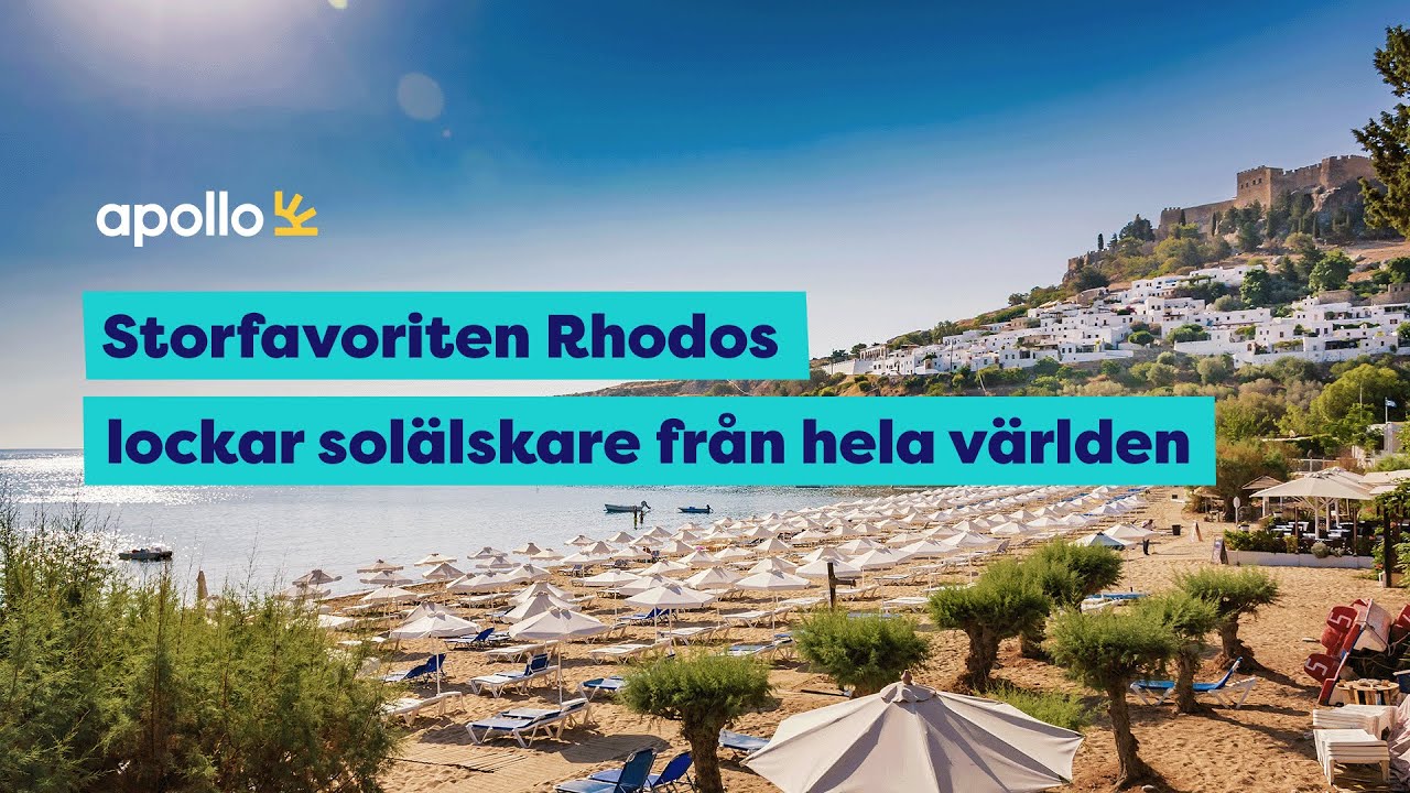 Upptäck storfavoriten Rhodos lockar solälskare från hela världen! - YouTube