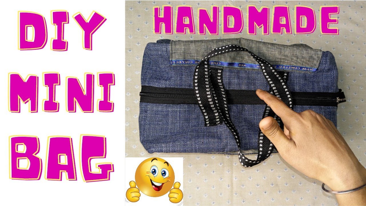 DIY- How to make Traveling Mini Bag at Home easy||DIY-Mini bag making ...