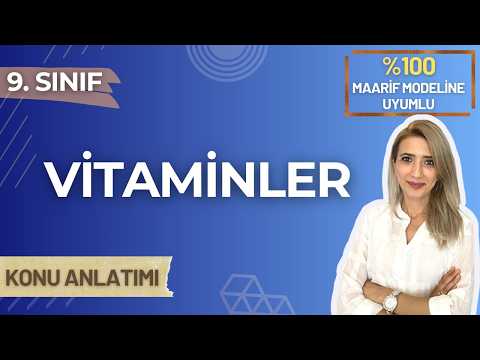 9. SINIF - VİTAMİNLER | Seda Hoca Biyoloji