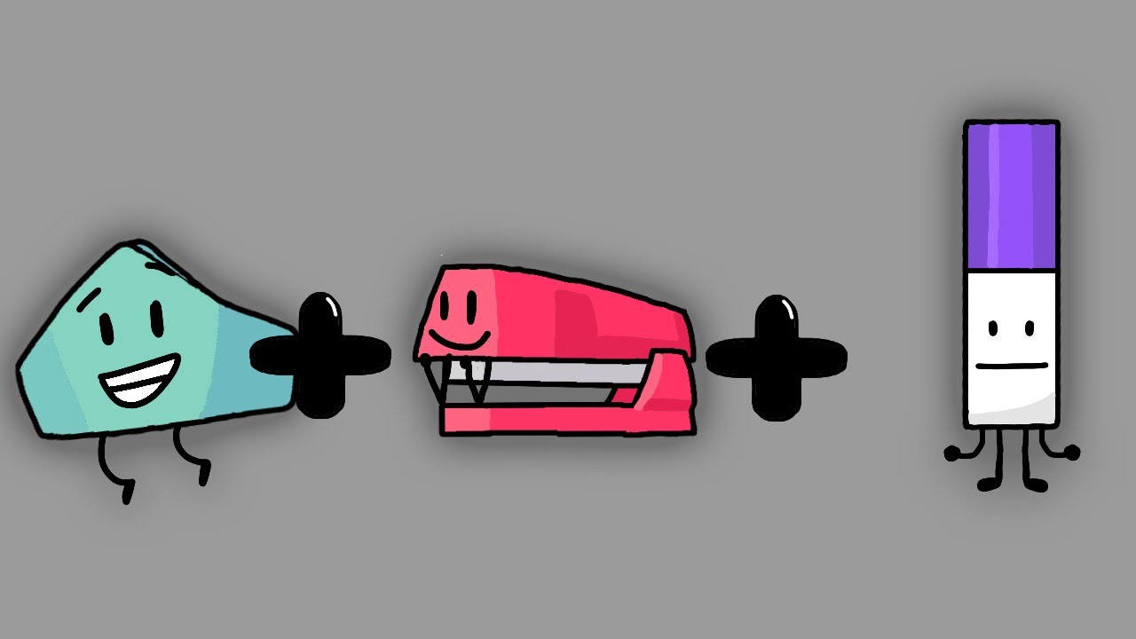 Bfdi Fusions: Foldy + Stapy + Marker - YouTube