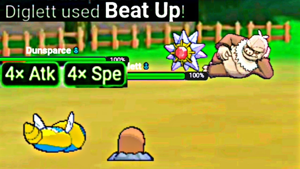 RAGE BEAT UP DUNSPARCE - THE BEST Pokemon Showdown SWEEP EVER! - YouTube