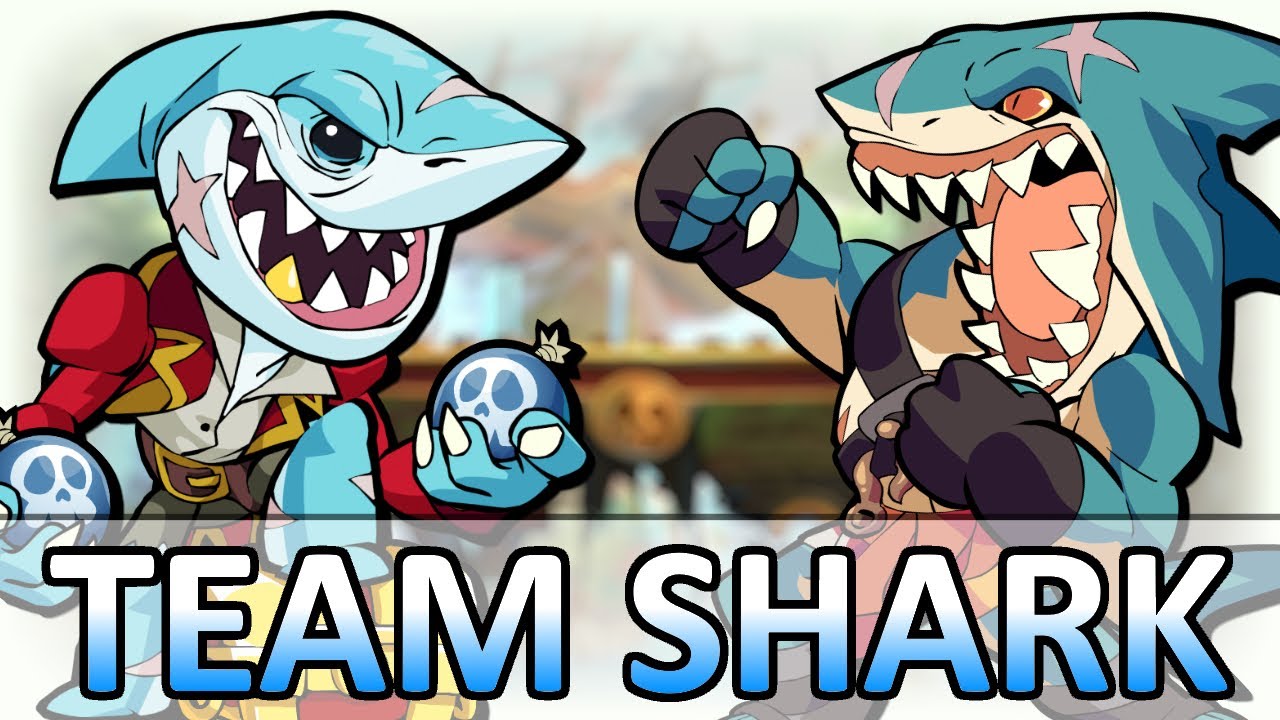 TEAM SHARK with MAKO & THATCH! • Brawlhalla 2v2 Gameplay w/ Tannon ...