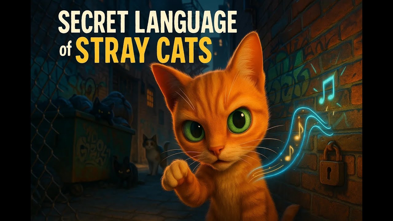🐱 The Secret Language of Stray Cats | A Kids Adventure - Teamwork ...