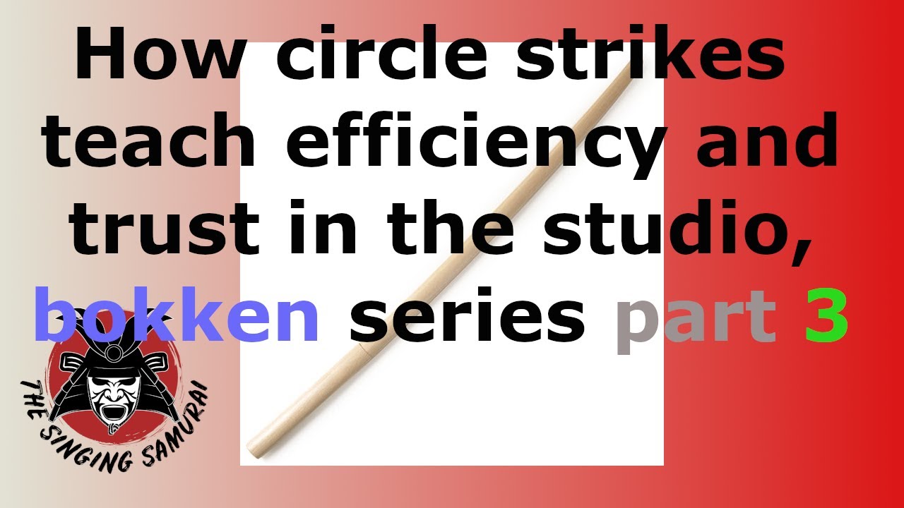 How circle strikes help teach efficiency of technique and trust in the ...