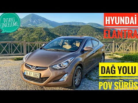 2015 HYUNDAİ ELANTRA YOL TUTUŞU İYİ Mİ?|DAĞ YOLU POV SÜRÜŞ KESİNLİKLE İZLE|1.6 136 DETAYLI İNCELEME