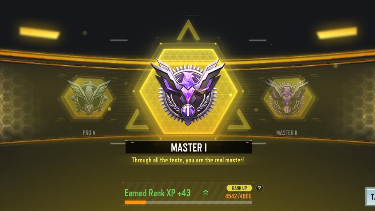 reaching master rank - YouTube