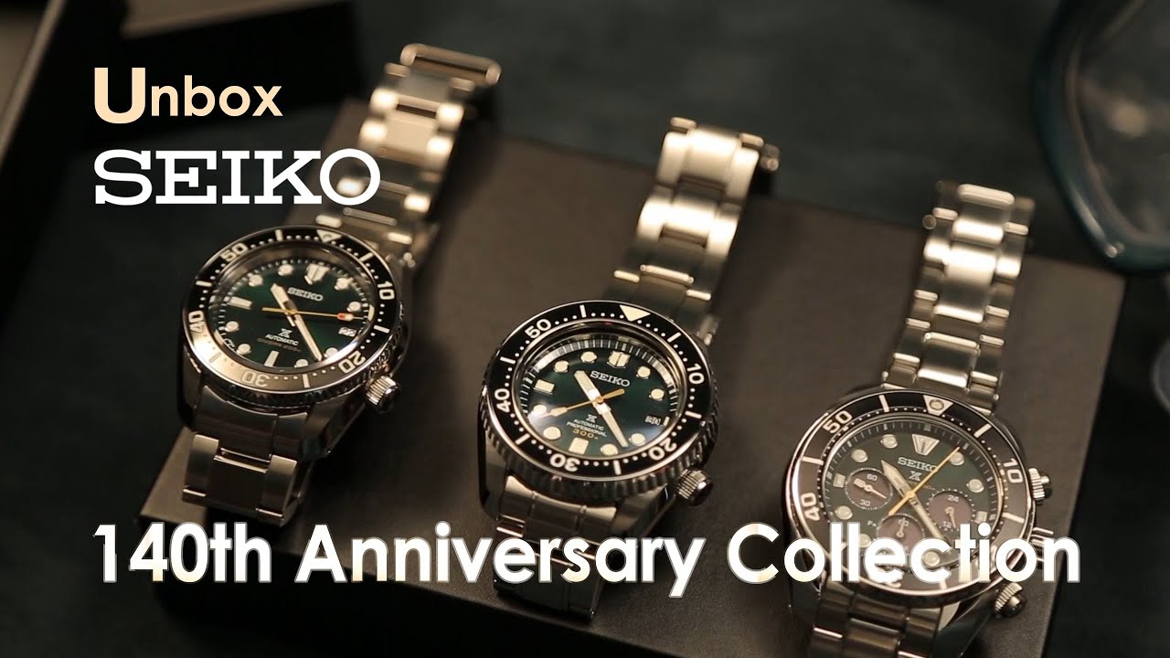 Unbox Seiko 140th Anniversary Collection - ANADIGIONLINE - YouTube