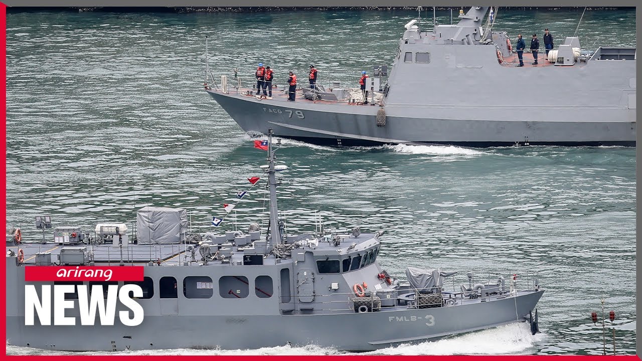 Chinese military completes large-scale exercises in Taiwan Strait - YouTube