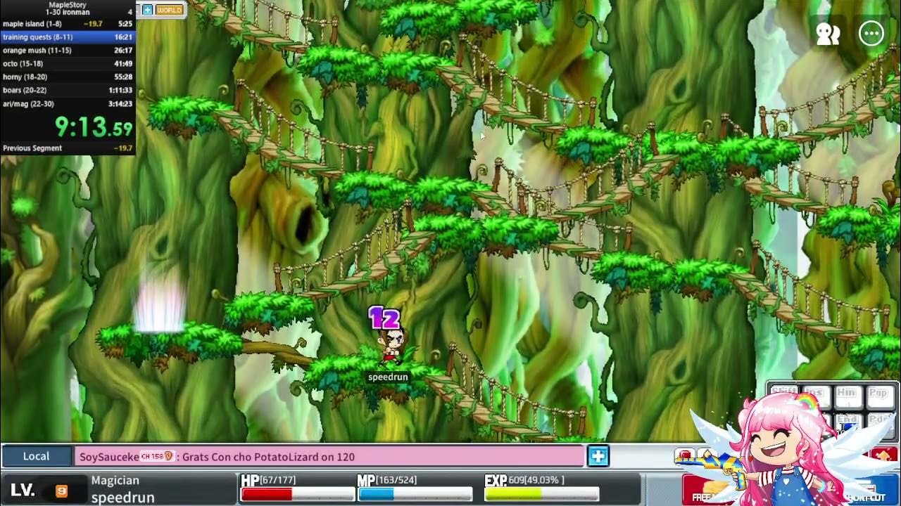 Artale 1-30 Iron Man Speedrun [3:11:10] by LilacAngel - YouTube