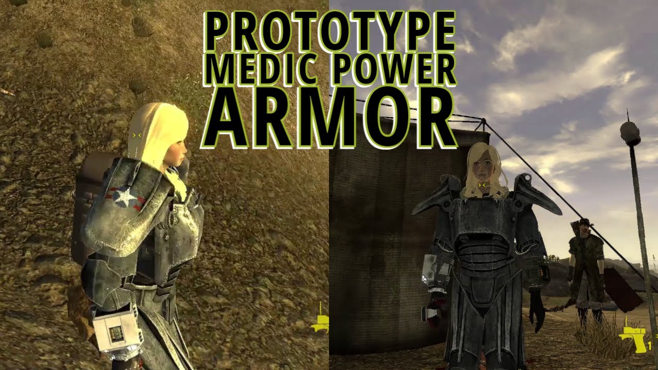 Project Nevada - Prototype Medic Power Armor (New Vegas Mods) - YouTube