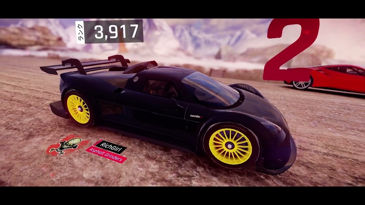 Asphalt9 ゴースト・スリスト 2023/01/07 Lamborghini Gallardo LP540-4 - YouTube