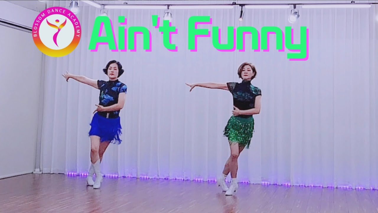 [블라썸]Ain't Funny Line dance#블라썸라인댄스 #부천라인댄스 - YouTube Music