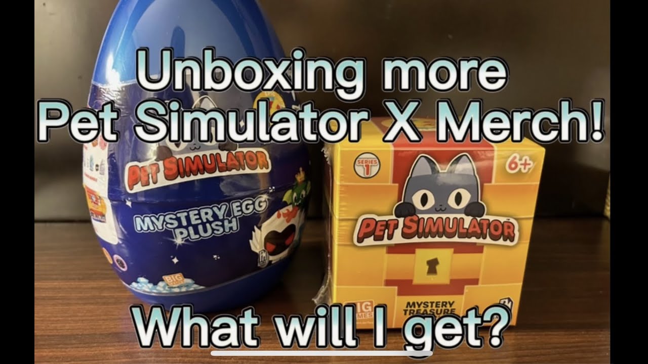 Unboxing More Pet Simulator X Merch - YouTube
