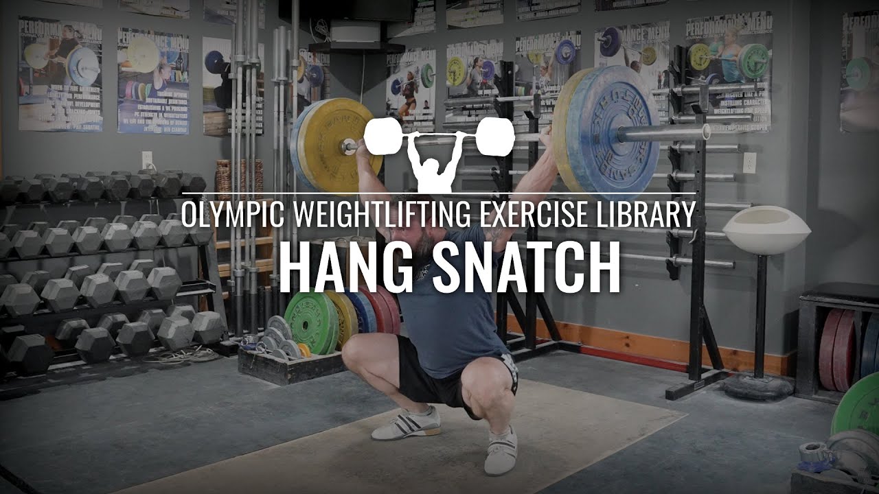 Hang Snatch | Olympic Weightlifting Exercise Library - YouTube