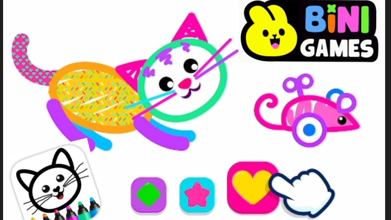 Bini Mini Toddler Game. Learn Drawing ABC - YouTube