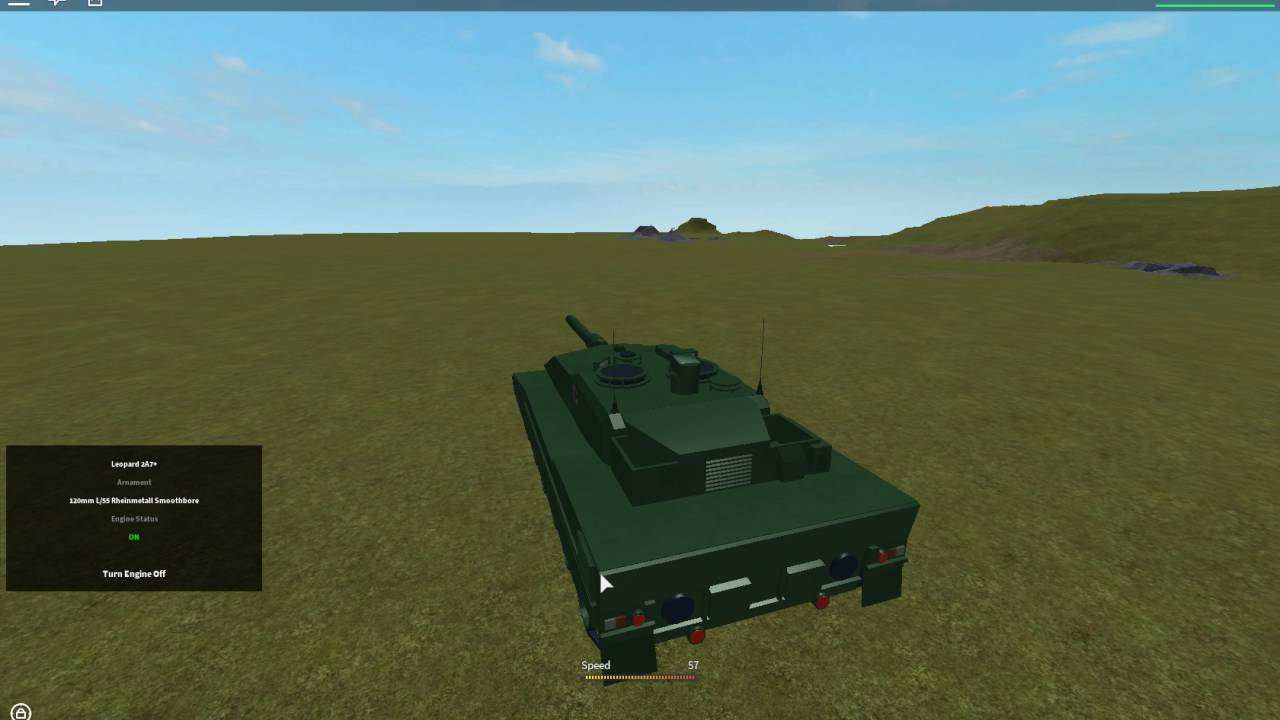 Prüfung des Leopard-Panzer Suspension / ROBLOX - YouTube