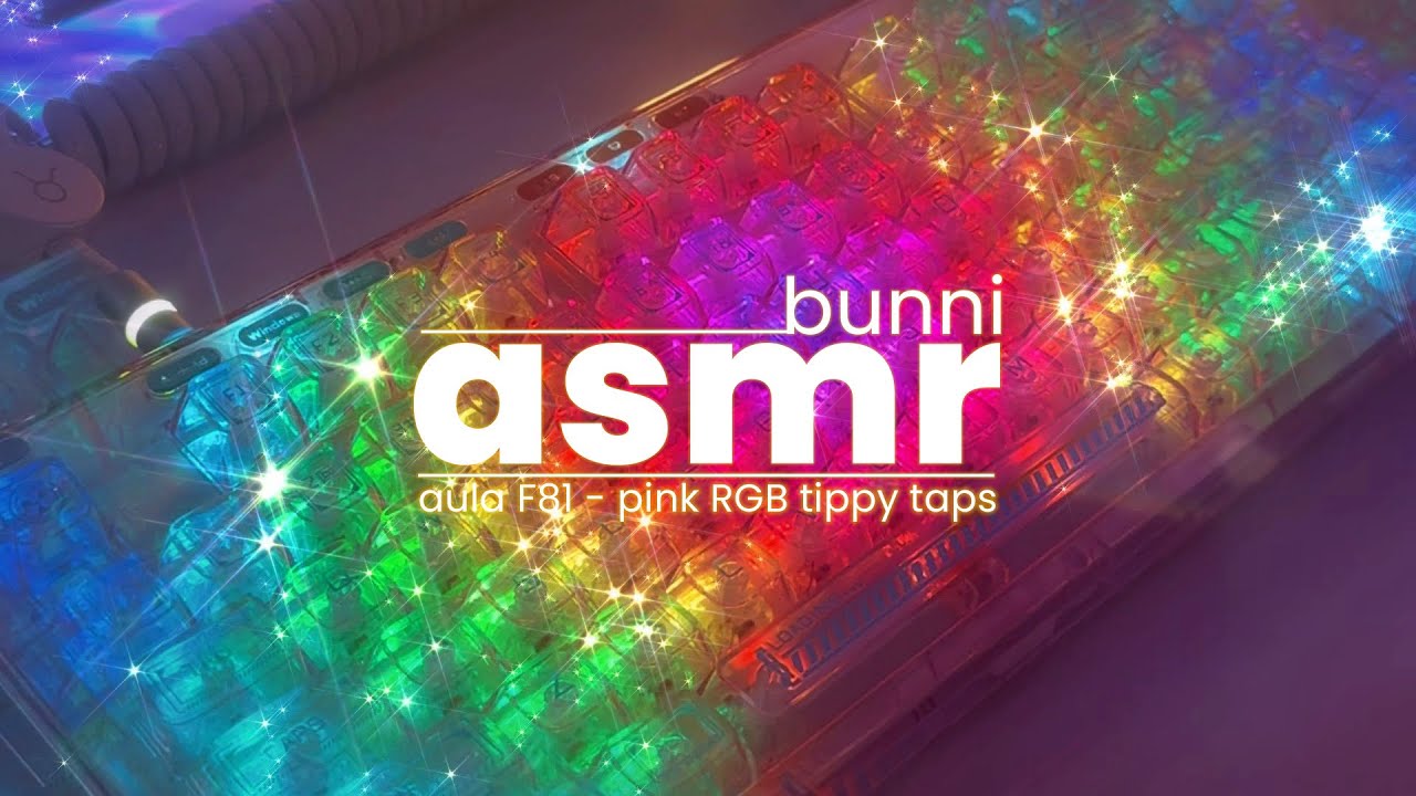 Aula F81 RGB Pink Thocky Keyboard | #soundtest #typing #asmr - YouTube