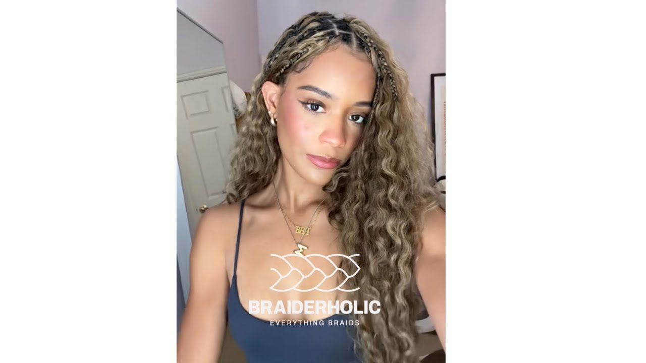HOW I DID THE BRAIDERHOLIC AMBER BOHO KNOTLESS BRAIDS | 100% HUMAN HAIR ...