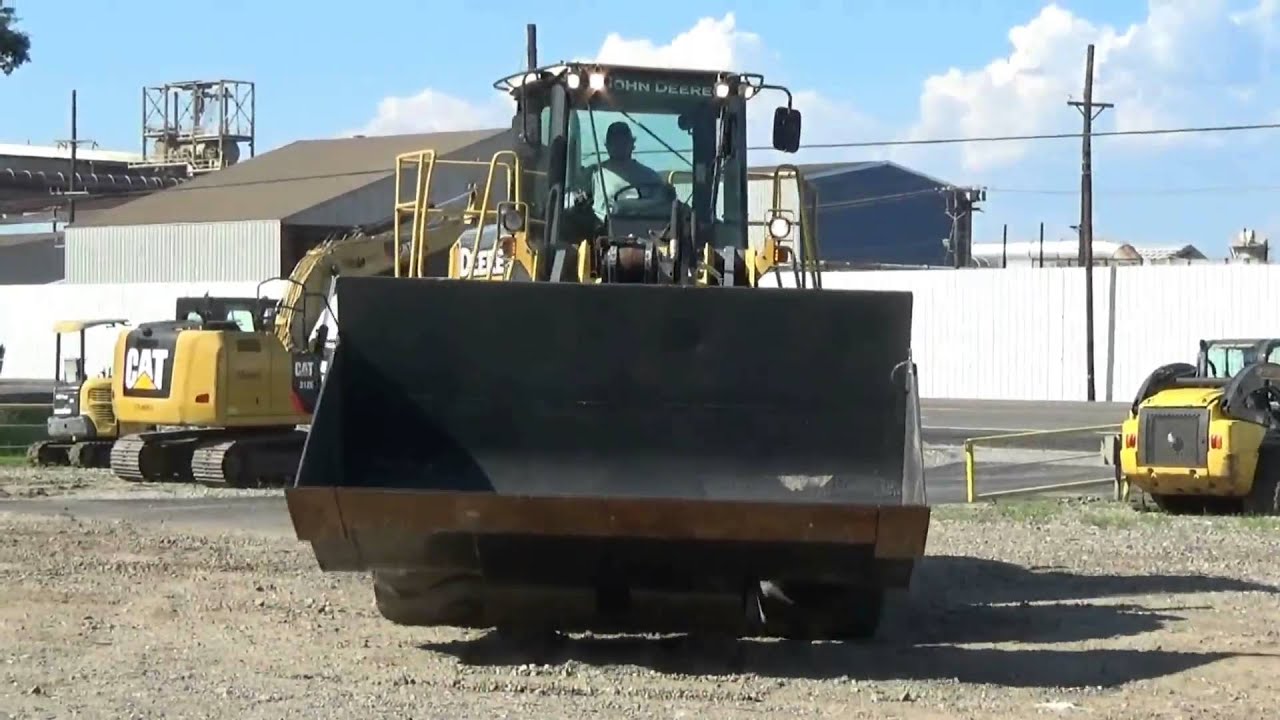 2007 John Deere 744J Wheel Loader - YouTube