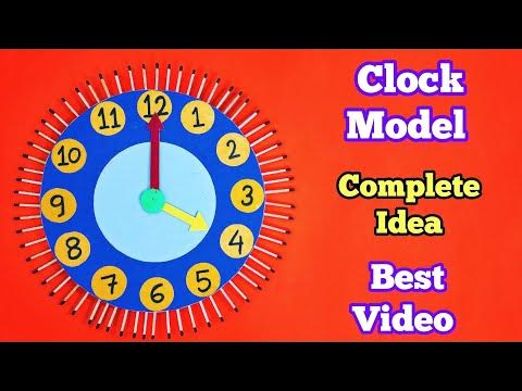 #maths working model Clock#maths model #maths Exibition#how to make ...