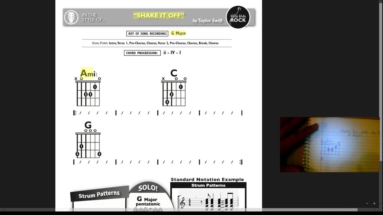how to write chord chart - YouTube