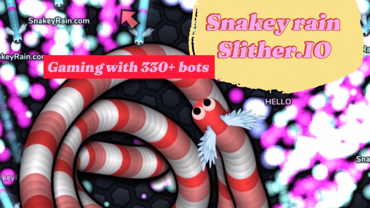 Snakey-Rain on Slither IO {2819} #slitherio - YouTube