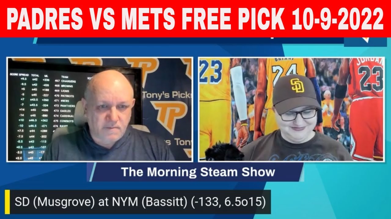 San Diego Padres vs New York Mets 10/9/2022 FREE MLB Picks and ...