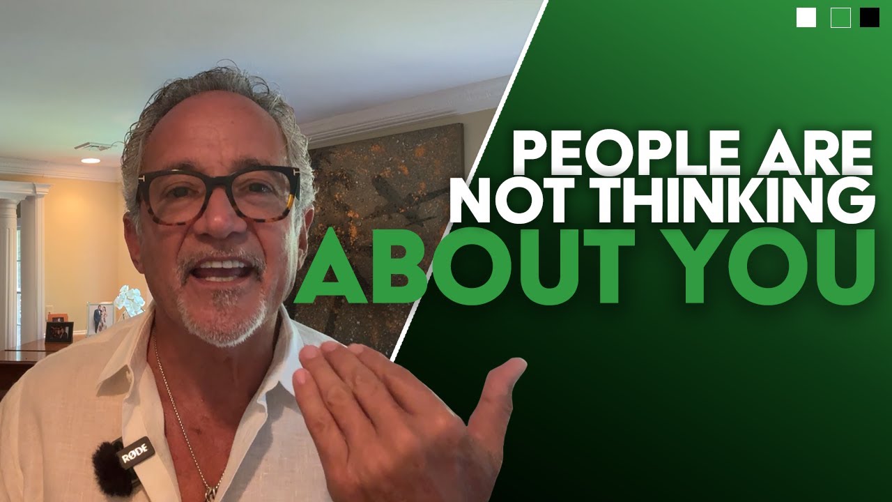 People Are Not Thinking About You - YouTube