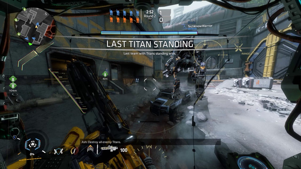 You are outnumbered by Enemy Titans. (Titanfall 2) - YouTube