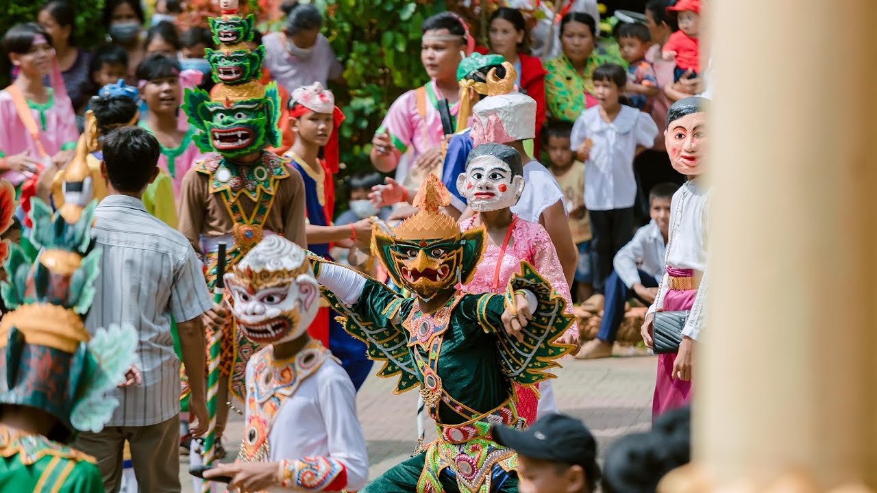 Múa Chằng Yak Rom Lễ Dâng Y Kathina Chùa Sóc Nách ( Trột Lệck ) P3 ...