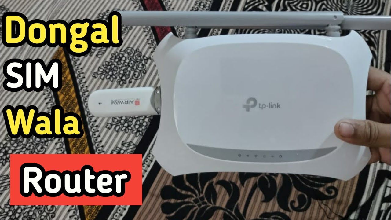 TP Link TL- Mr3420 3G/4G Wireless Router | Unboxing & Review | Best 3G ...