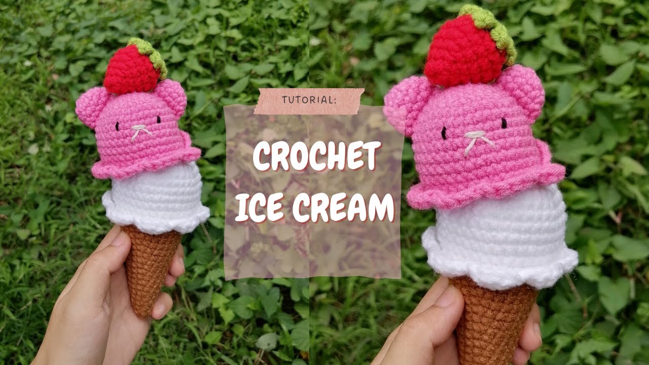 Crochet Ice cream tutorial | Amigurumi - YouTube