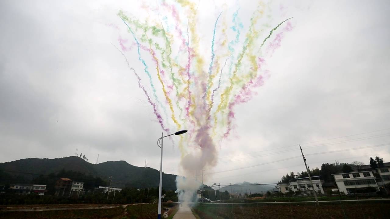Daytime Fireworks - Colour Smoke With Whistle - YouTube