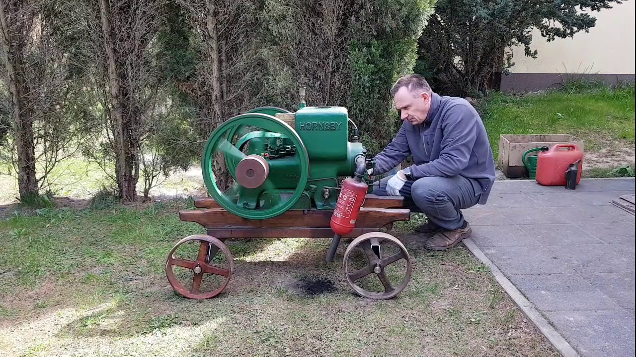 Ruston Hornsby BPR start and run - YouTube