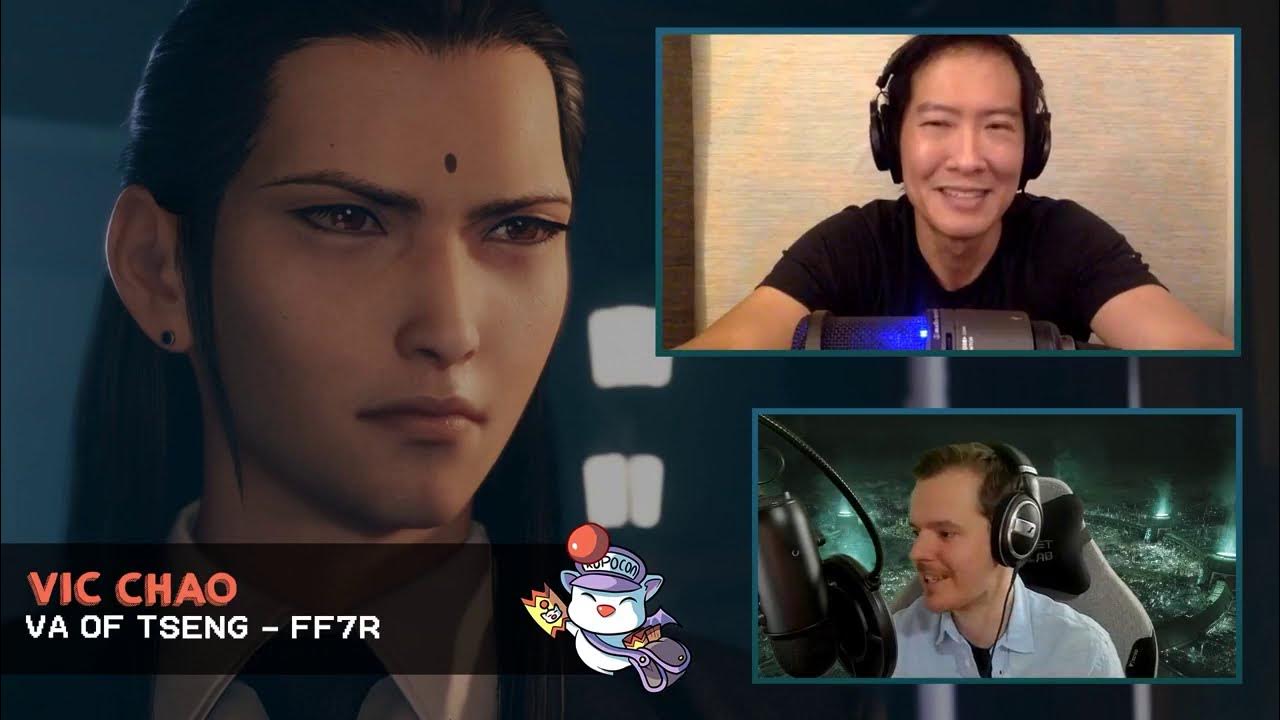 Interview with Vic Chao, the voice of Tseng (FF7R) - Pomline II Replay - YouTube