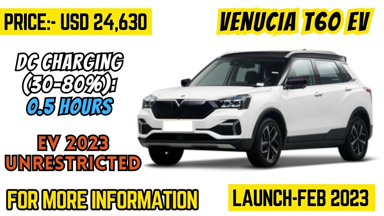 Venucia T60 EV | MECHALEX - YouTube