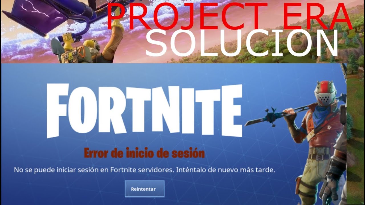 SOLUCION PROJECT ERA, login failed - YouTube