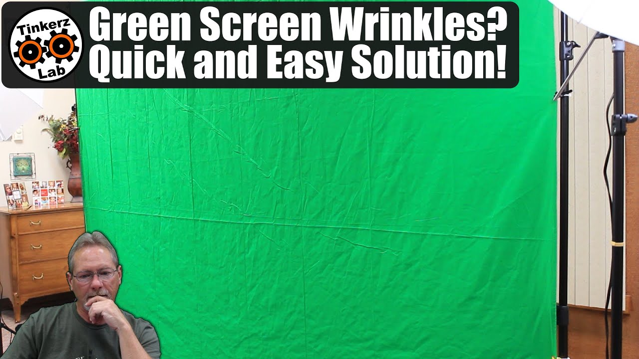 Green Screen or Backdrop Full of Wrinkles? Here's a Quick & Easy ...