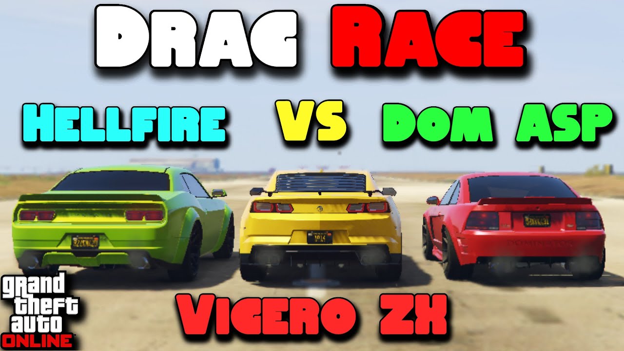 2-Door Muscle Car Drag Race! - YouTube