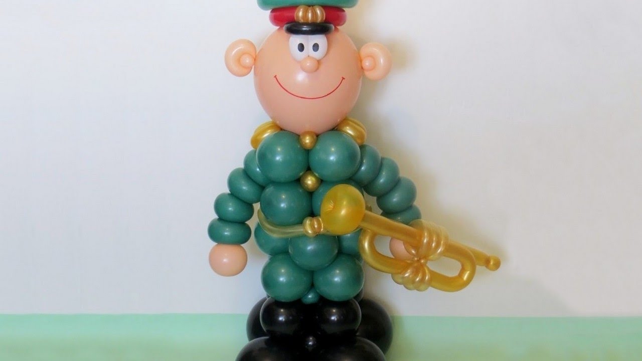 Солдат из шаров (тело) / Soldier (body) of balloons (Eng subs) - YouTube