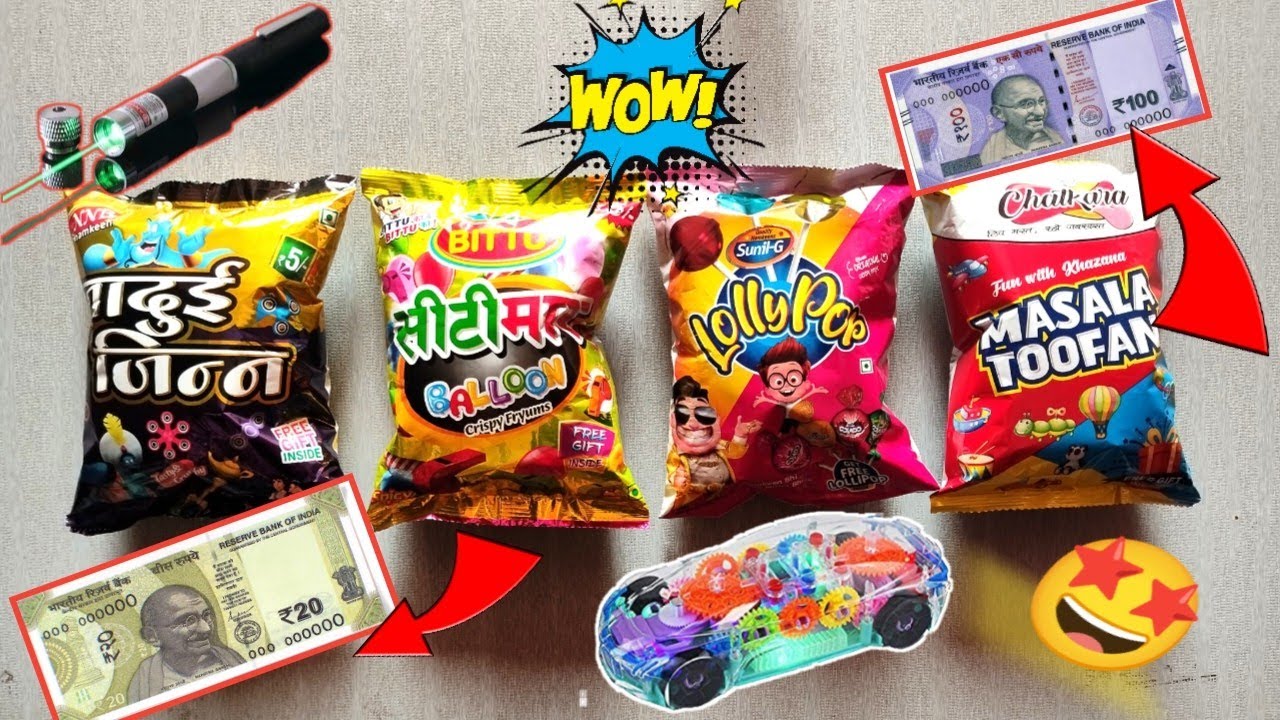 Letest Collection Of Snacks🤩🤩! free gift inside unboxing/ pesa wala ...