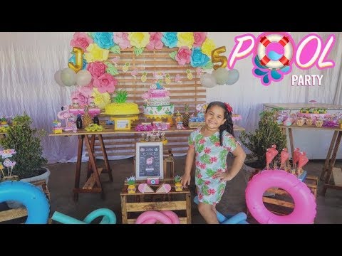 MINHA POOL PARTY 5 ANOS ( MAKE OFF )