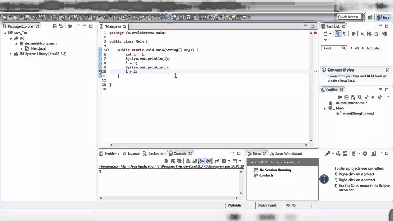 Java Tutorial #1 - YouTube