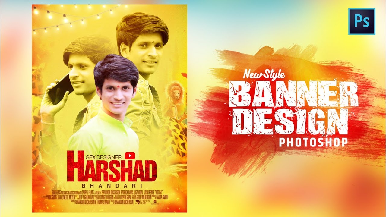 How To Make New Style Movie Poster Editing Tutorial | Learn Banner ...